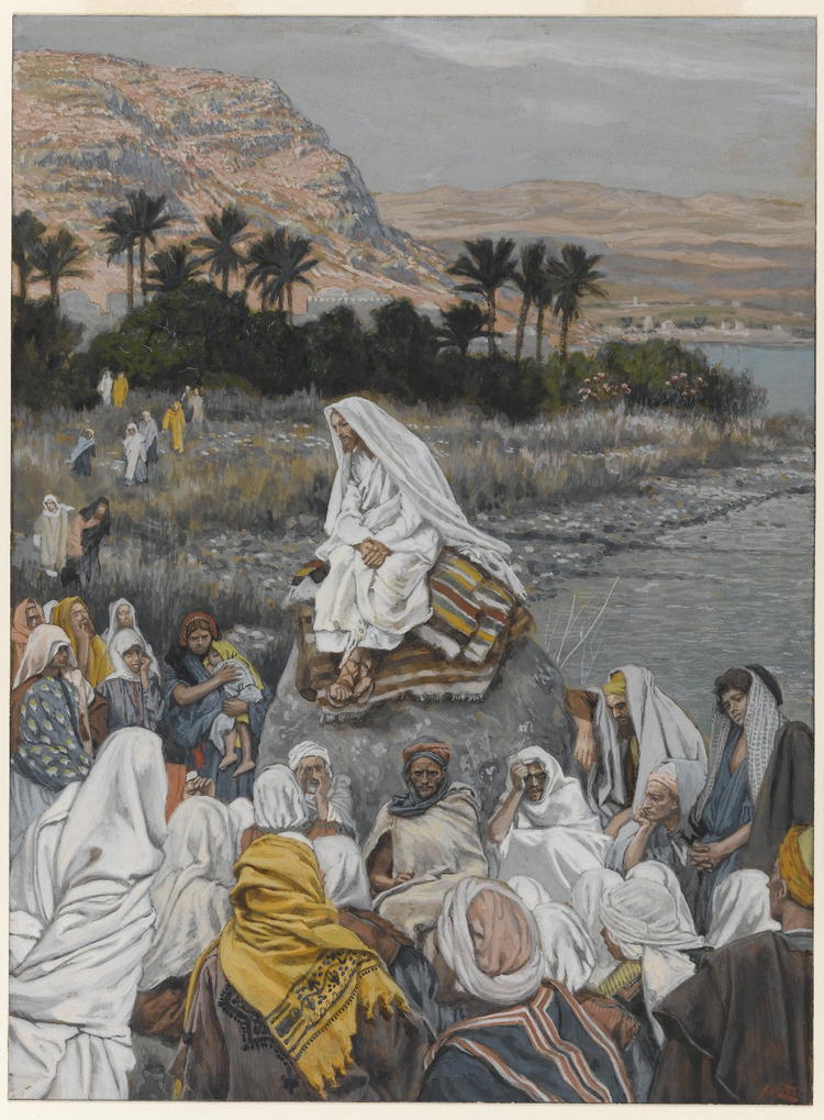 Jesus Sits by the Seashore and Preaches (Jésus s'assied au bord de la ...