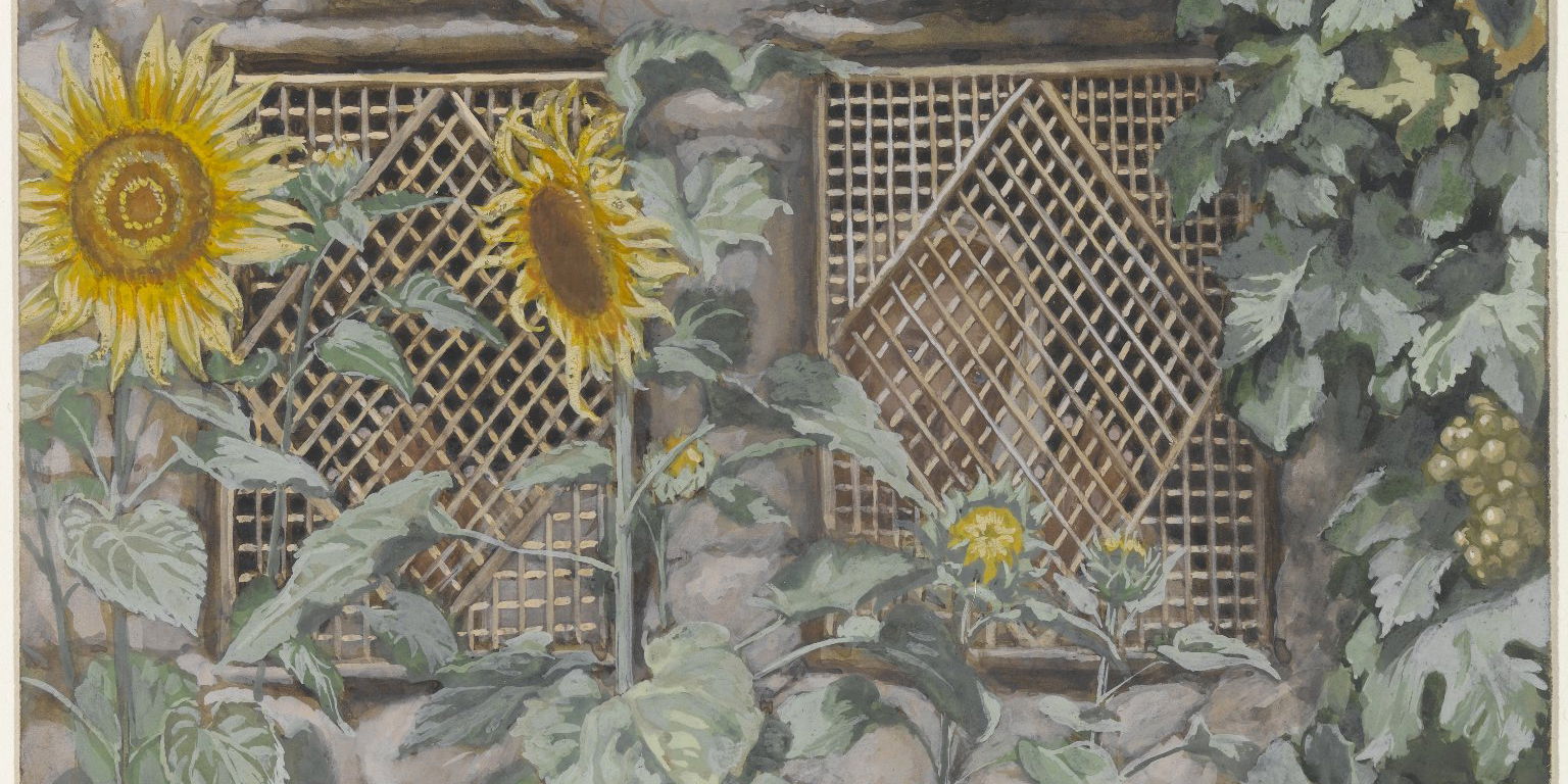 Jesus Looking through a Lattice (Jésus regardant à travers le treillis ...