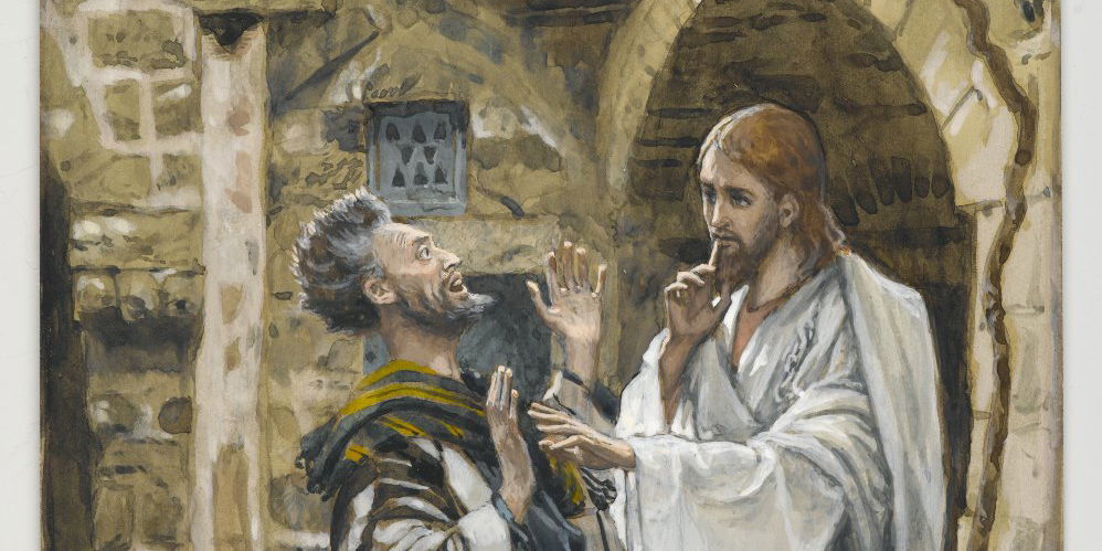 Jesus Heals a Mute Possessed Man (Jésus guérit un possédé muet ...