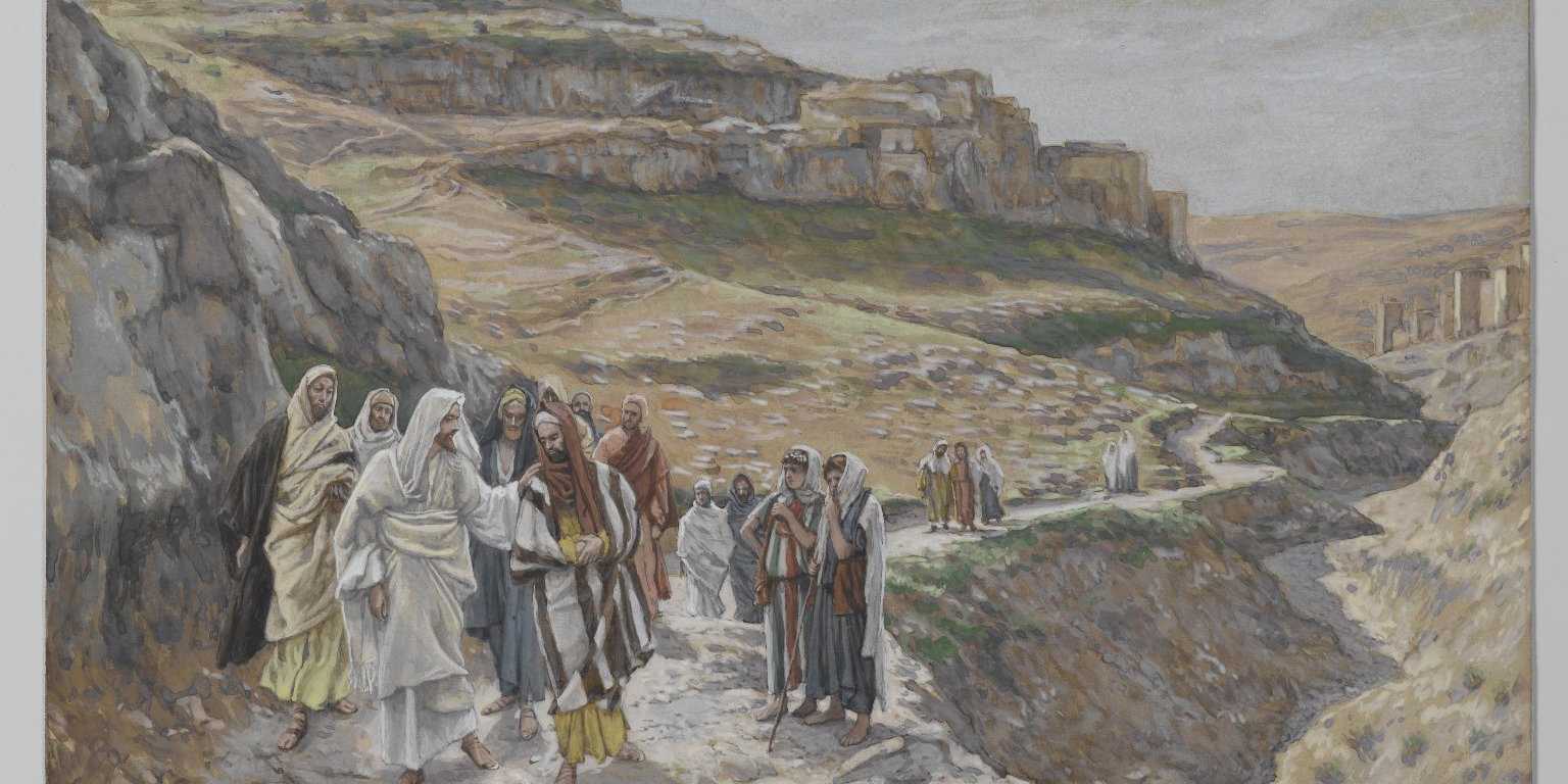 Jesus Discourses with His Disciples (Jésus s'entretient avec ses ...