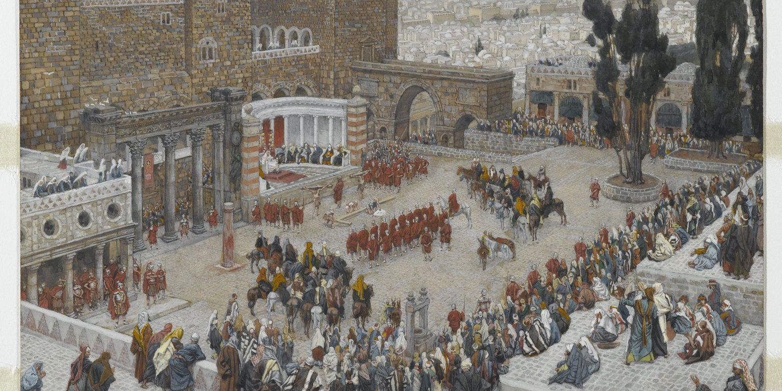 Bird's-Eye View of the Forum: Jesus Hears His Death Sentence (Le Forum ...