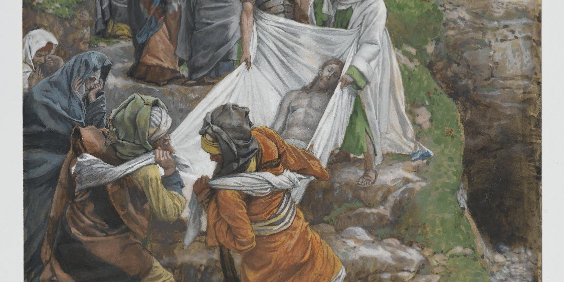 The Body of Jesus Carried to the Anointing Stone (Le corps de Jésus ...
