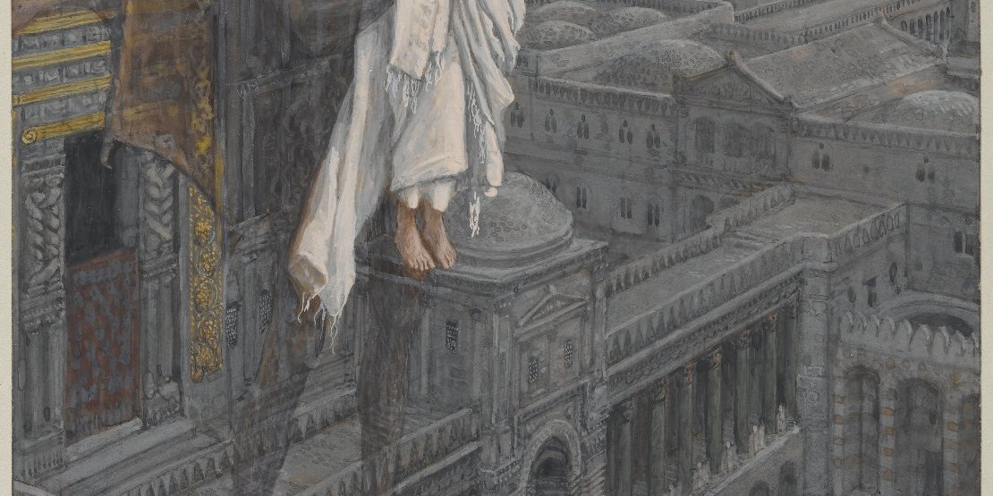 Jesus Carried up to a Pinnacle of the Temple (Jésus porté sur le ...