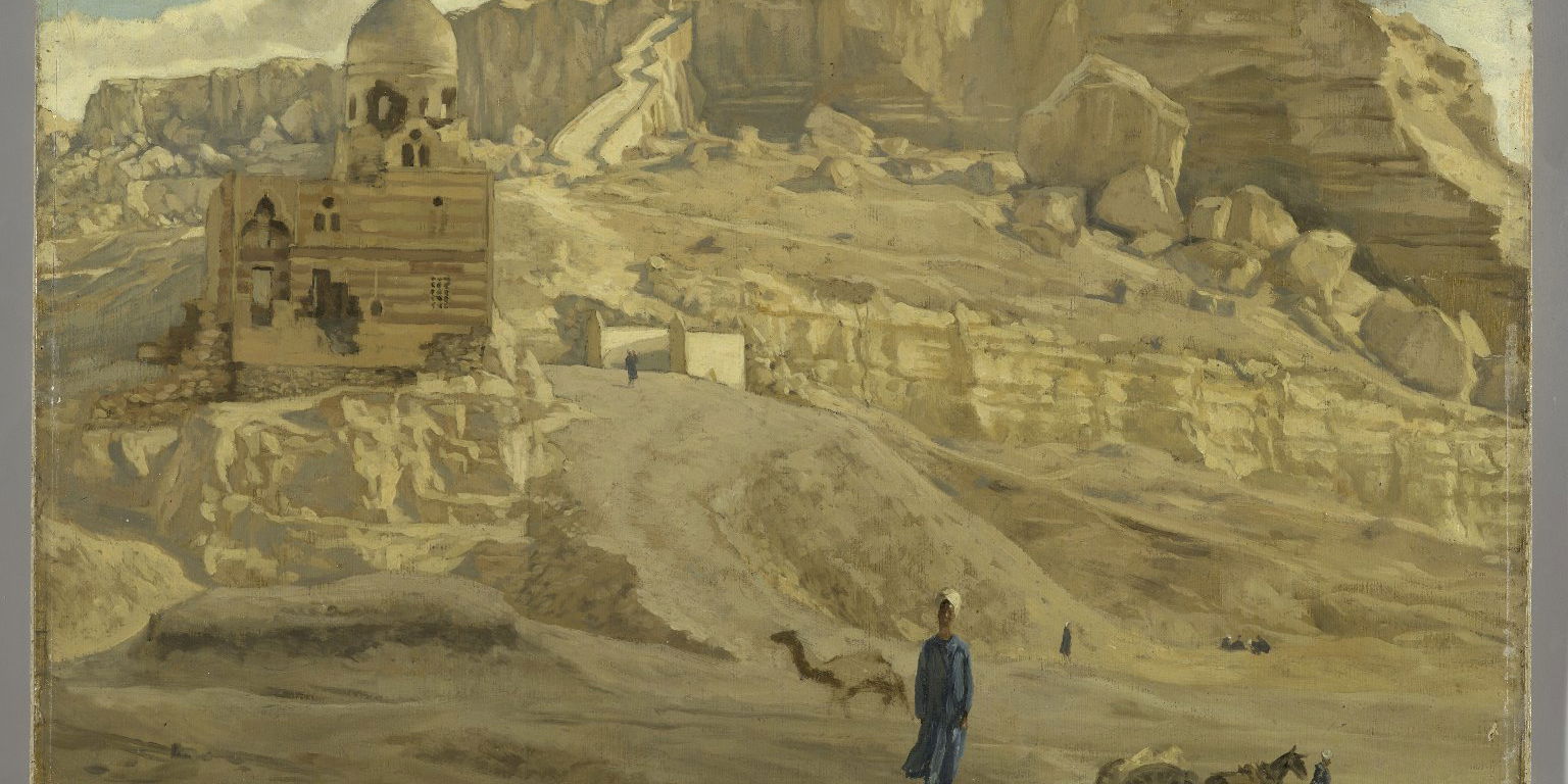 The Mokattam from the Citadel of Cairo (Le Mokatam au-dessus dela ...