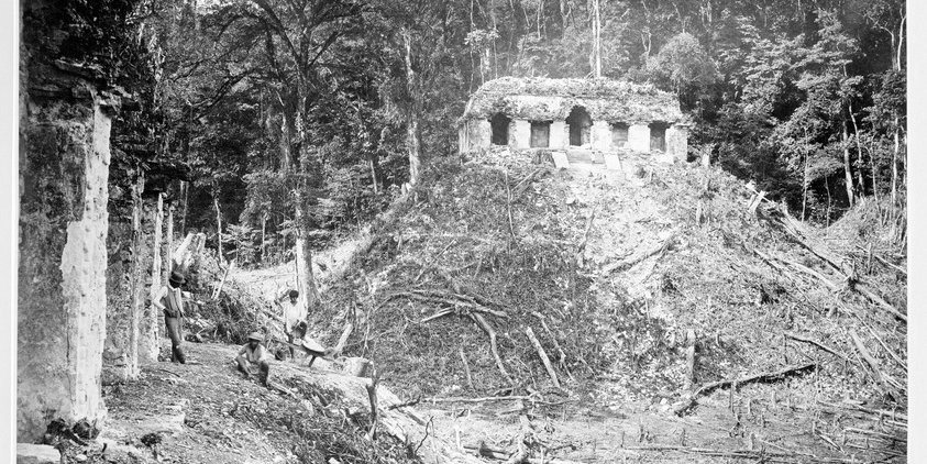Palenque. The Temple of Inscriptions from the West Side of the Palace ...