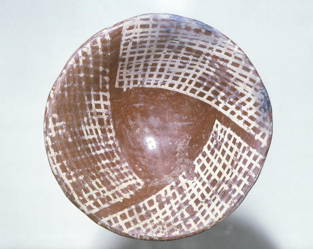 Conical Cup with White Decoration on Interior · Brooklyn Museum