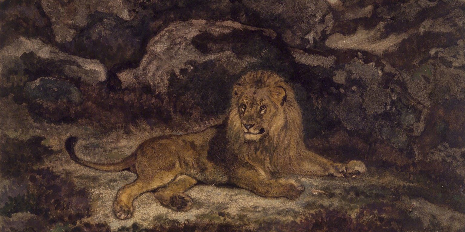 Lion Reclining (Lion au repos) · Brooklyn Museum