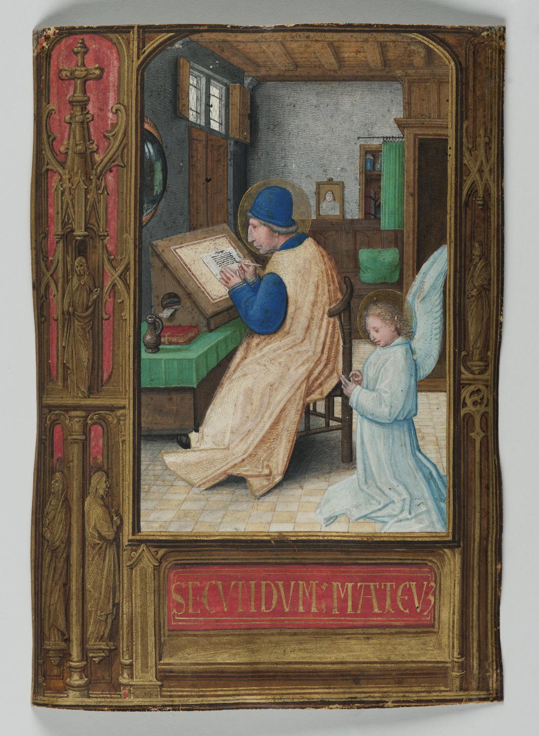 St. Matthew Writing with Angel · Brooklyn Museum