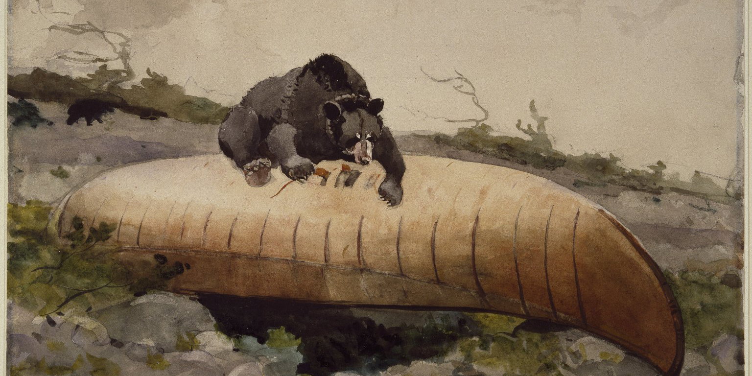Bear and Canoe · Brooklyn Museum