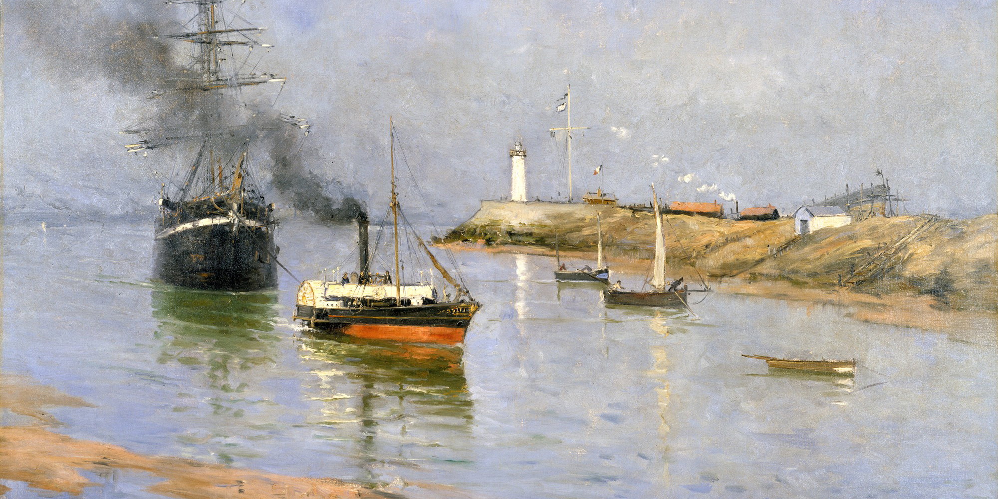 The Harbor at Honfleur · Brooklyn Museum