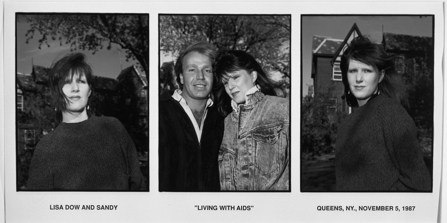 Lisa Dow and Sandy (from Living with AIDS) · Brooklyn Museum