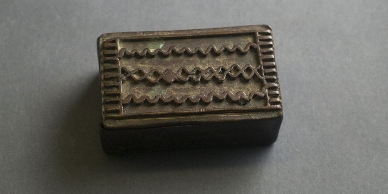 Gold Weight Rectangular Box with Decorated Lid · Brooklyn Museum