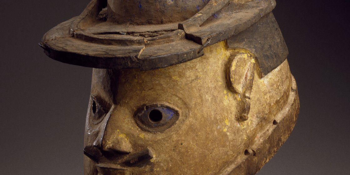 Gelede Helmet Mask of a Gendarme · Brooklyn Museum