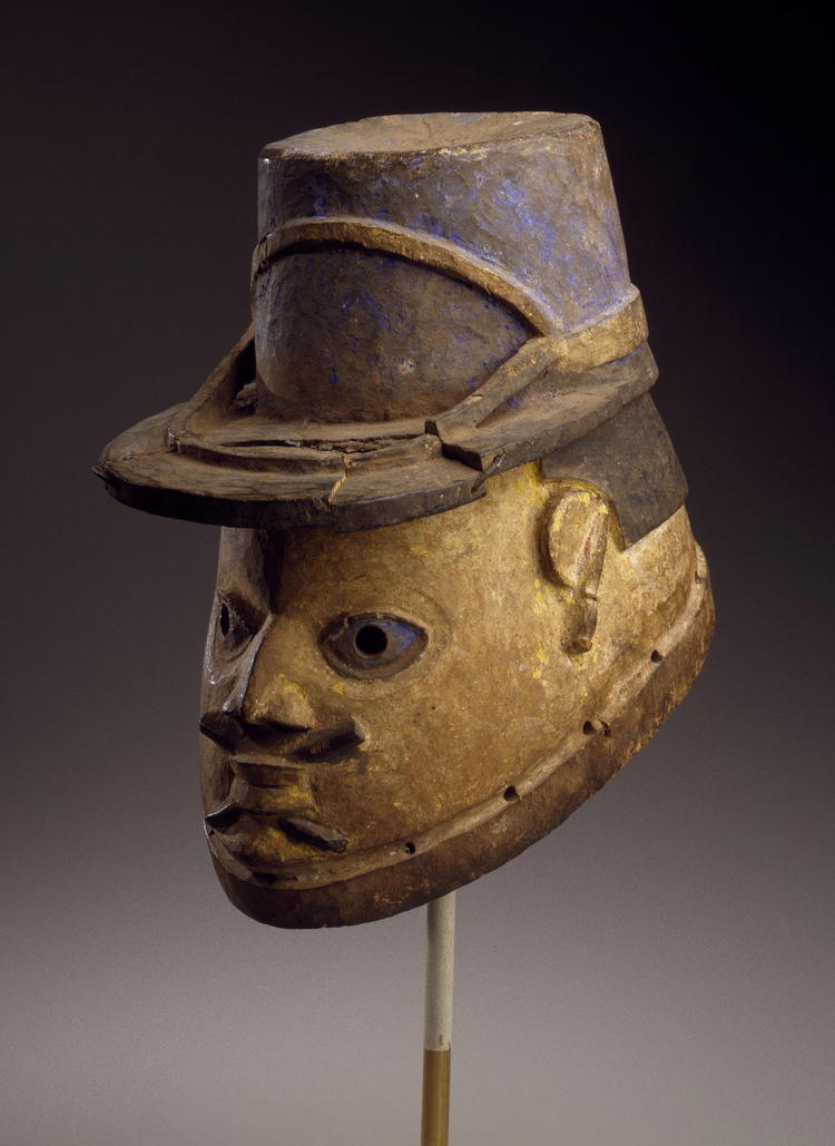 Gelede Helmet Mask of a Gendarme · Brooklyn Museum