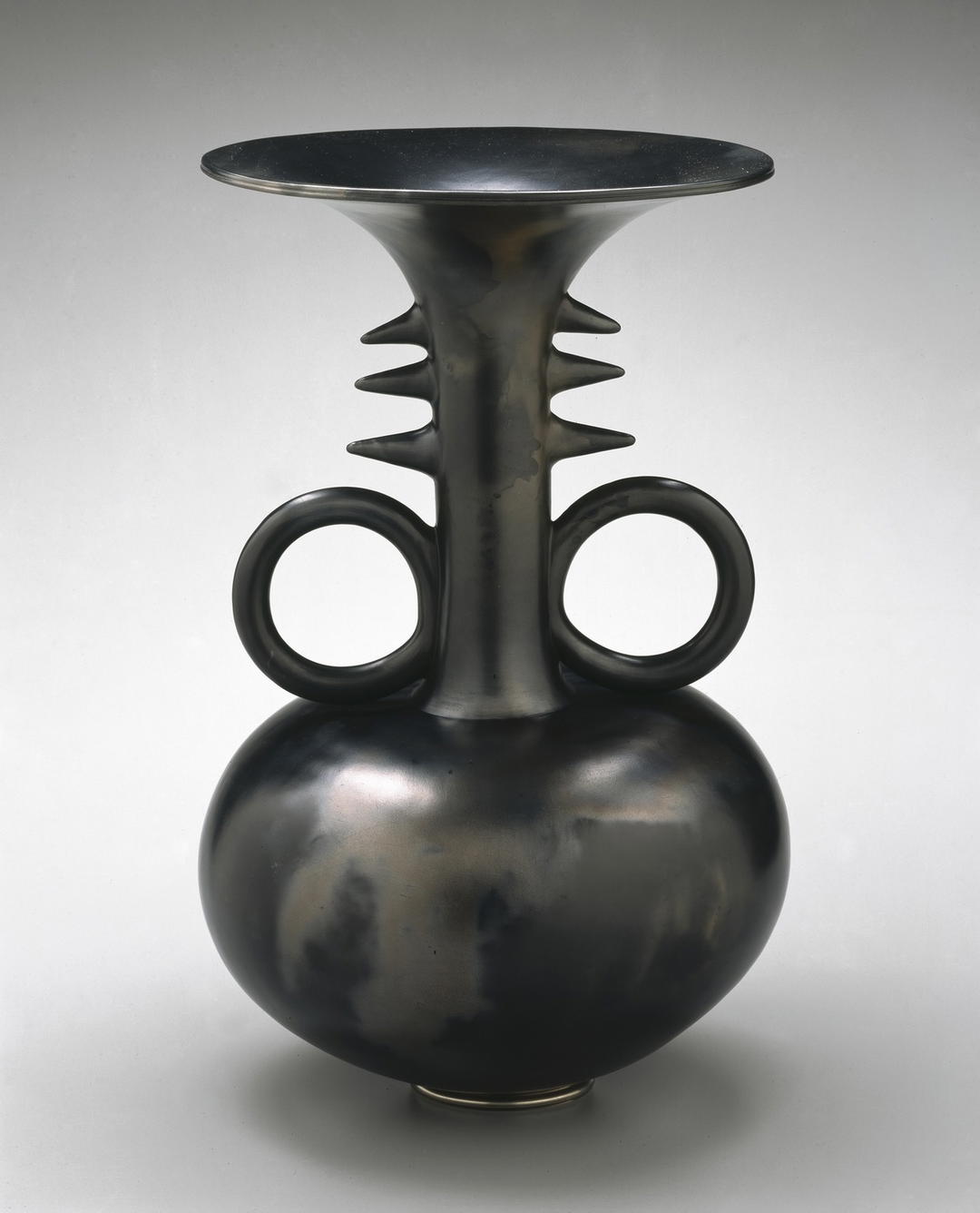 Symmetrical Reduced Black Narrow-Necked Tall Piece · Brooklyn Museum