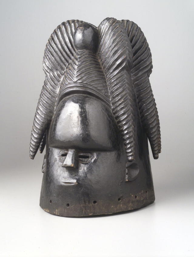 Sande society mask (zogbe) · Brooklyn Museum