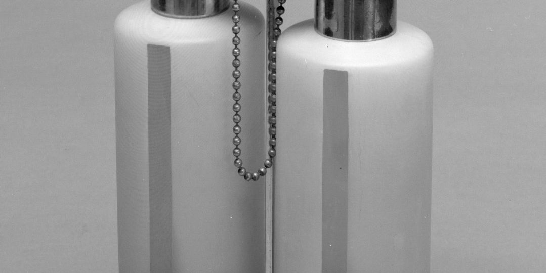 Tantalus Decanter Set: Holder, Two Decanters, Two Caps, Lock, Key ...