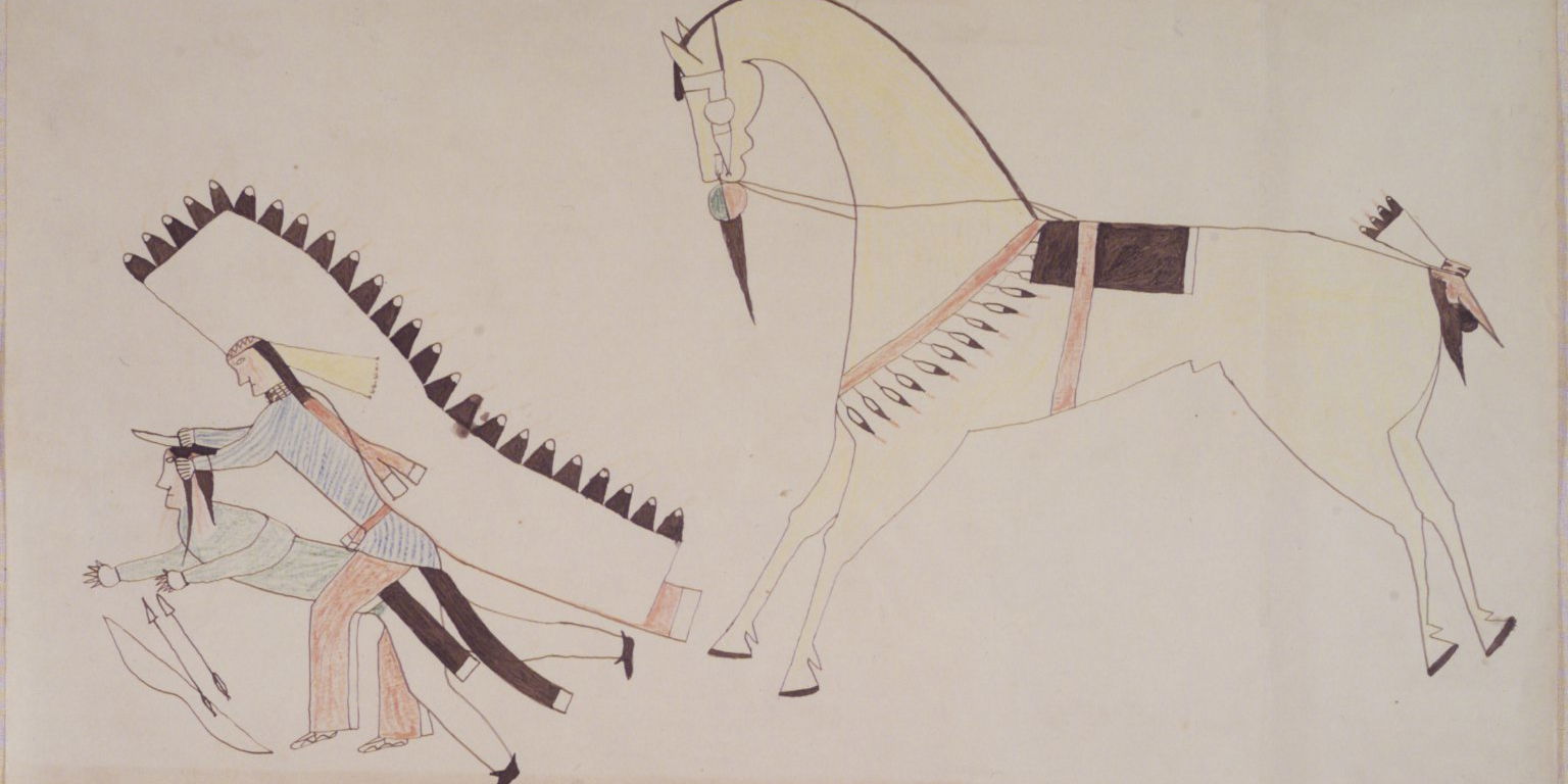 Ledger Book Drawing · Brooklyn Museum