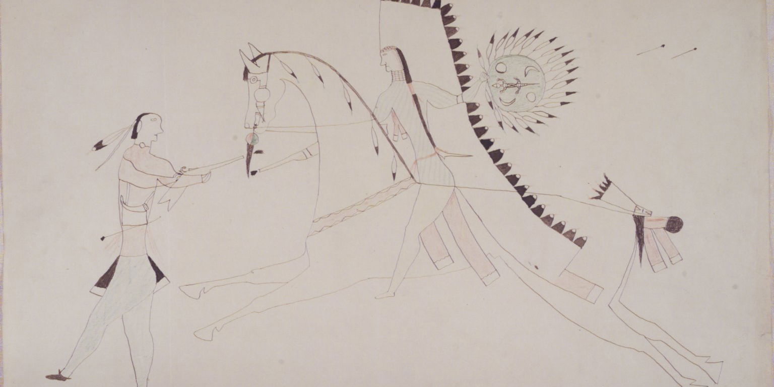 Ledger Book Drawing · Brooklyn Museum