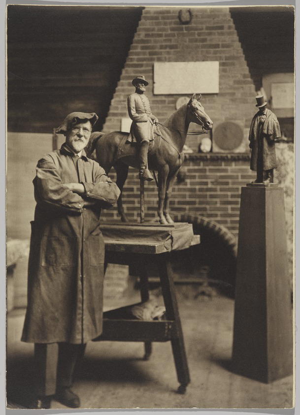 In Studio, Cyrus Dallin · Brooklyn Museum