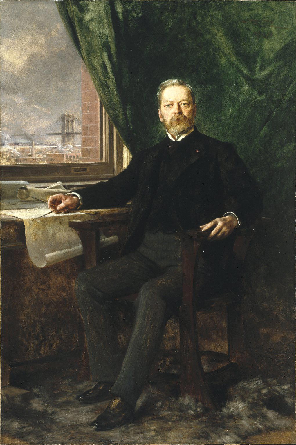 Portrait of Washington A. Roebling · Brooklyn Museum