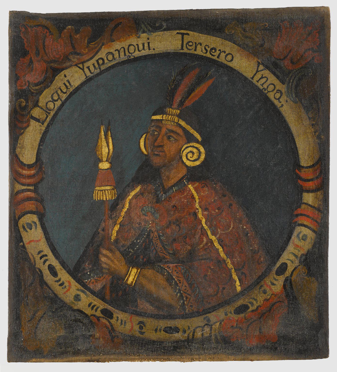 Lloqui Yupanqui, Third Inca, 1 of 14 Portraits of Inca Kings · Brooklyn ...