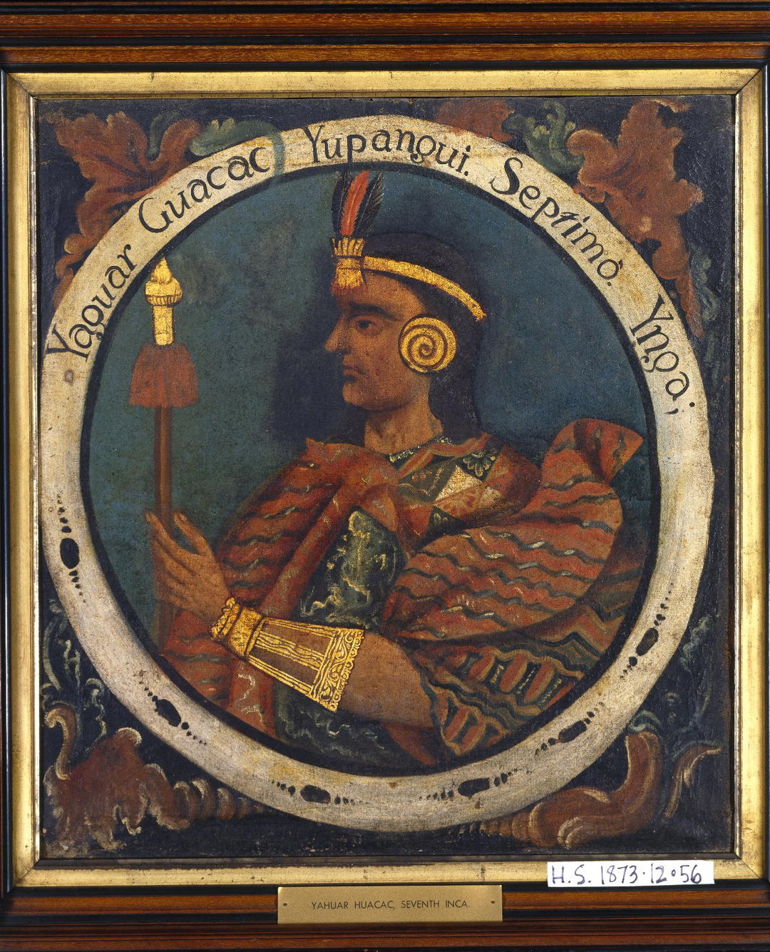 Yahuar Huacac Yupanqui, Seventh Inca, 1 of 14 Portraits of Inca Kings ...