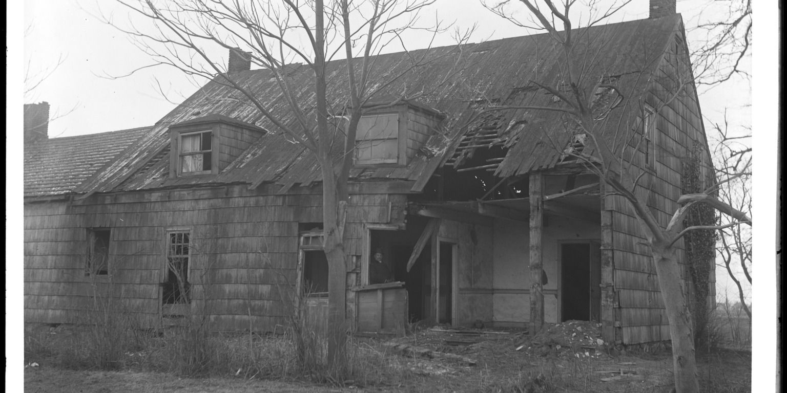 Bergen House (Bergen Van Wyck), South View, 1849, Lane 1/2 Mile South ...