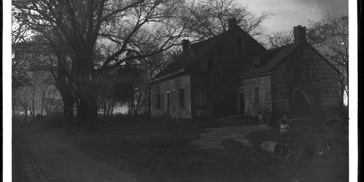 Bergen House (Bergen Van Wyck), East View, 1849, Lane 1/2 Mile South of ...
