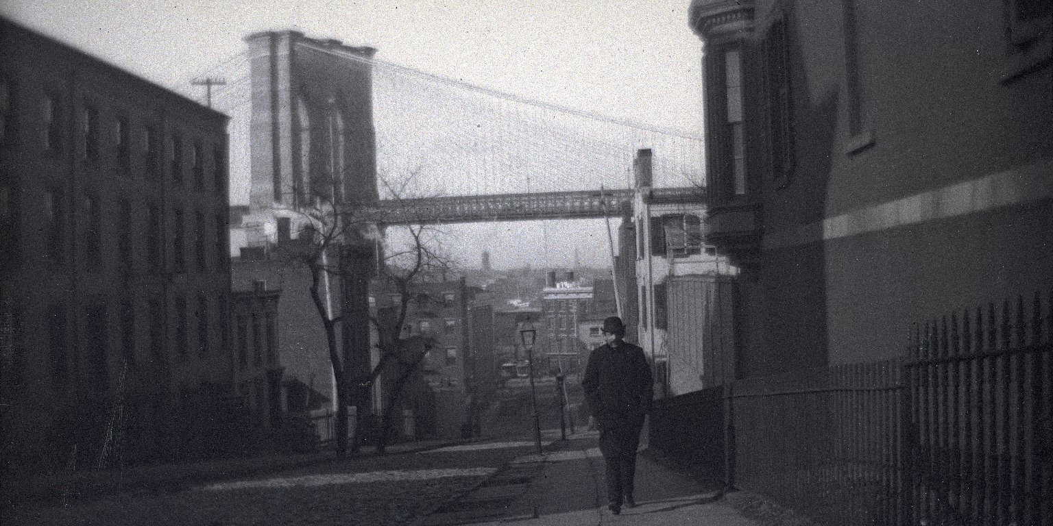 Street Scene Near Brooklyn Bridge · Brooklyn Museum