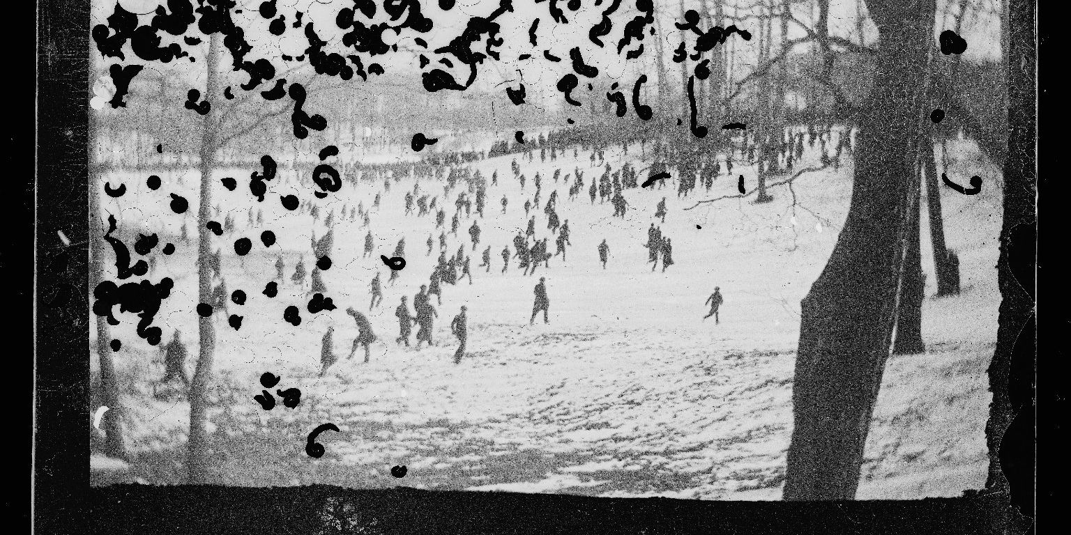 Sham Battle Crowd Scattering, Prospect Park, Brooklyn · Brooklyn Museum