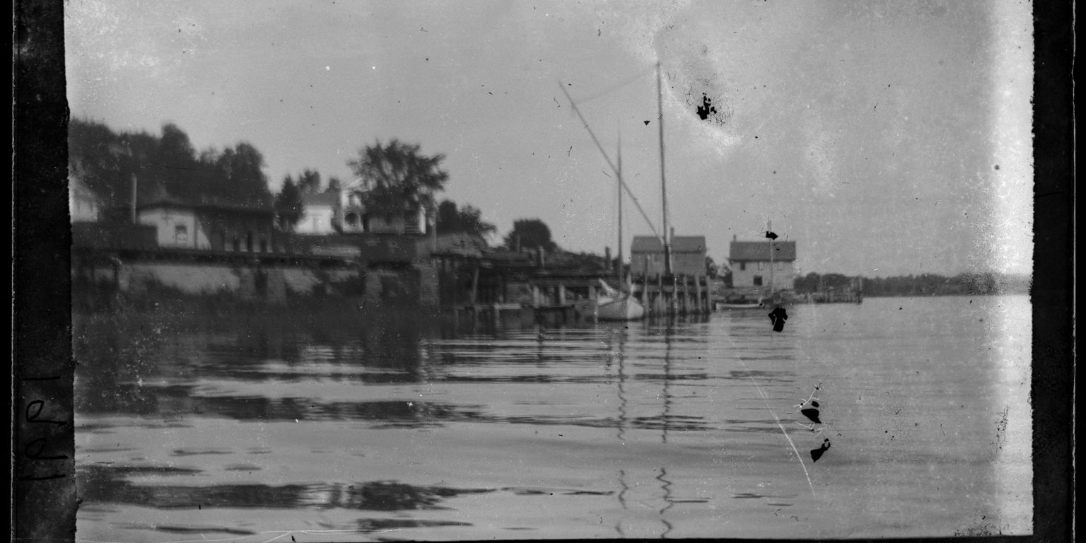 Landing from Below, Deep River, Connecticut · Brooklyn Museum