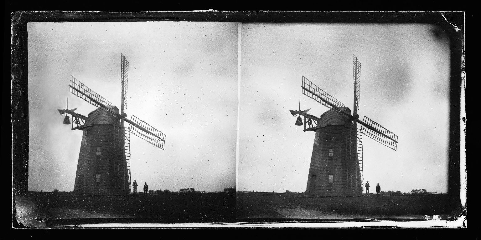Topping's Wind Mill, Hayground, Long Island · Brooklyn Museum