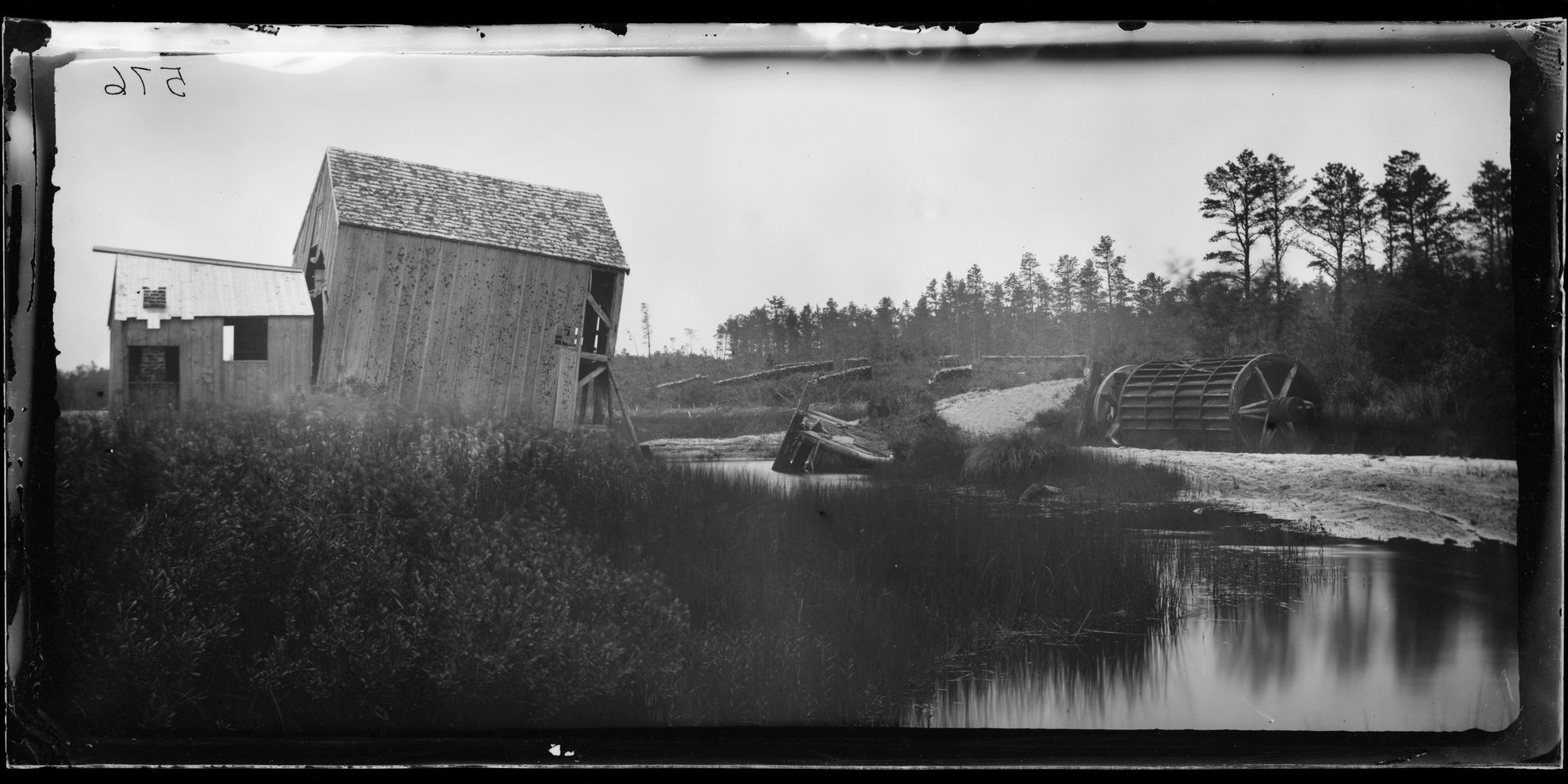 Mill southeast of Flanders, Long Island · Brooklyn Museum
