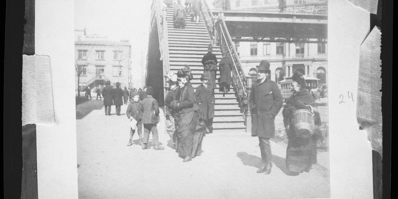 Park Row Stairway, New York · Brooklyn Museum