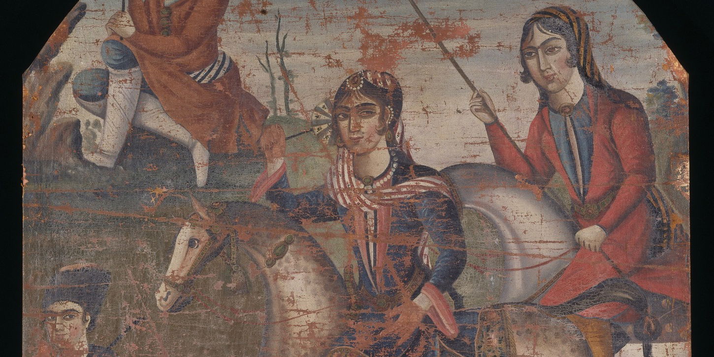 Queen Shirin Visiting the Sculptor Farhad · Brooklyn Museum