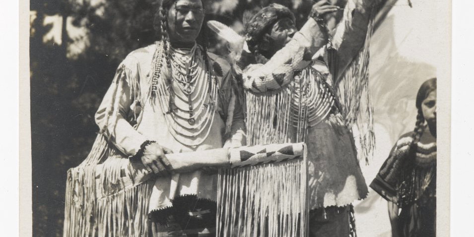 [Untitled] (Two Chiefs, One with Bow and Arrow) · Brooklyn Museum