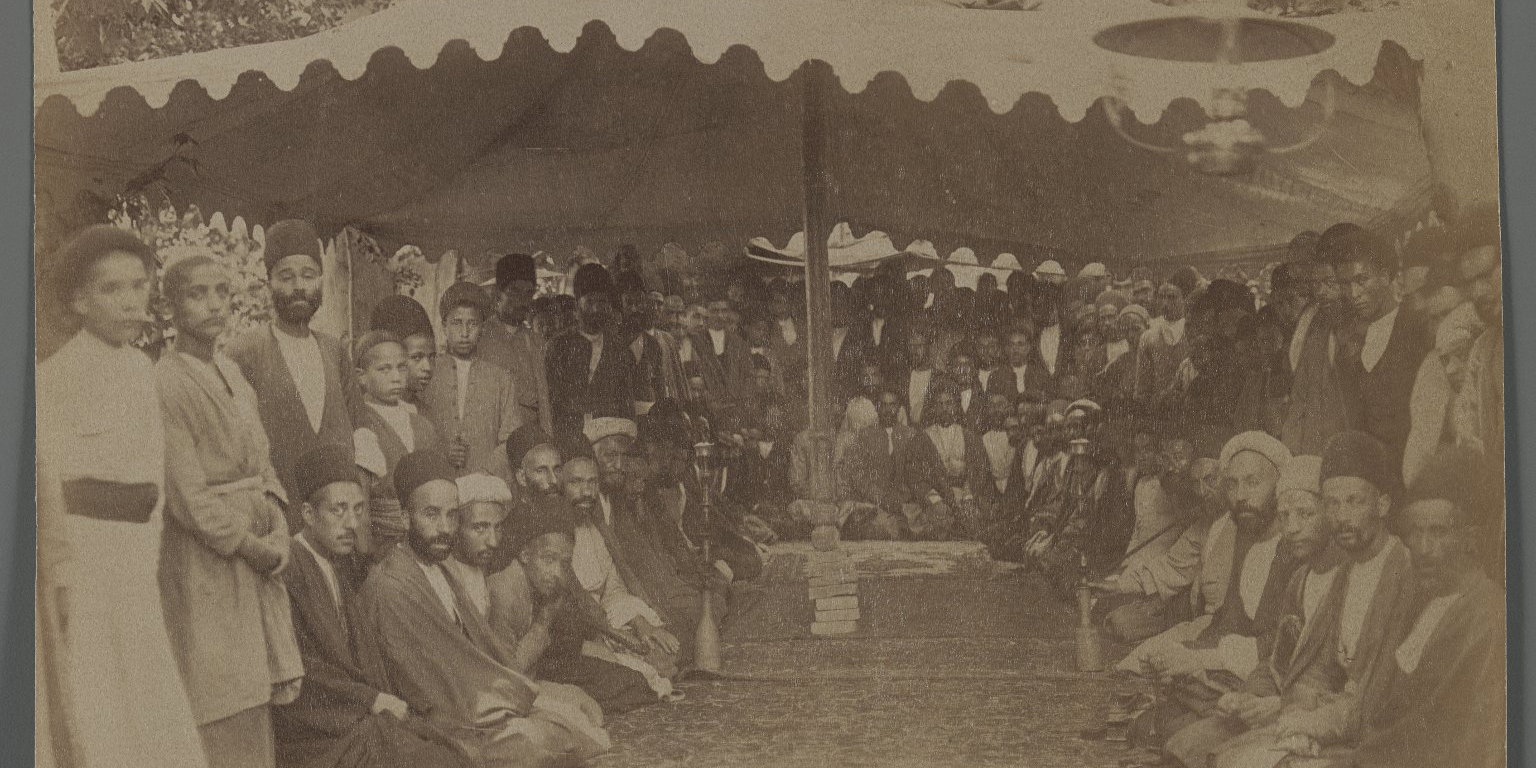 A Consultation of Refugees at the British Legation Demanding Constution ...