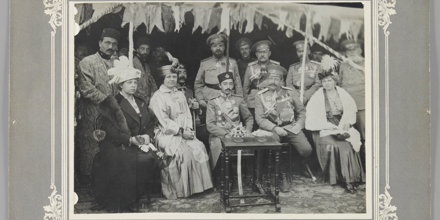 General Yanushkevich and the Russian Consul at a Garden Party given by ...