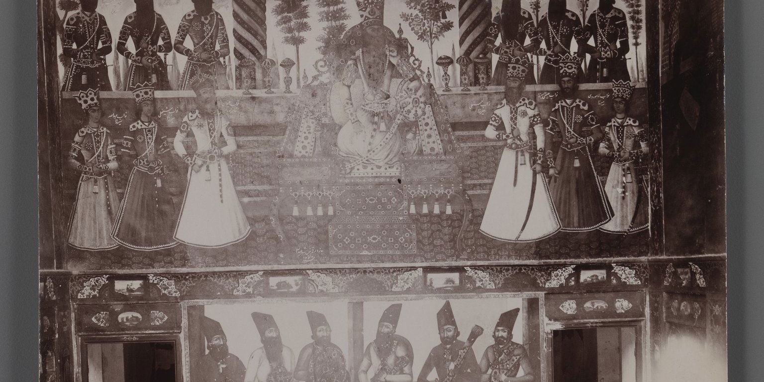 Mural of FAS and His Sons, dated 1228, One of 274 Vintage Photographs ...