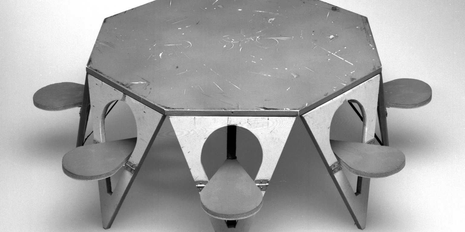Folding Picnic Table Model · Brooklyn Museum