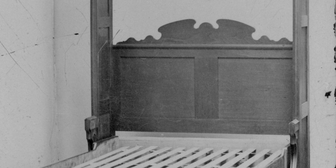 Higgins Parlor Cabinet/Bed, Bed Open · Brooklyn Museum