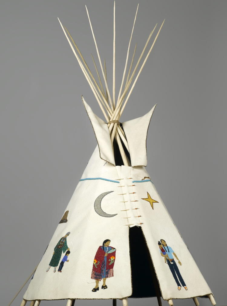21st Century Traditional: Beaded Tipi · Brooklyn Museum