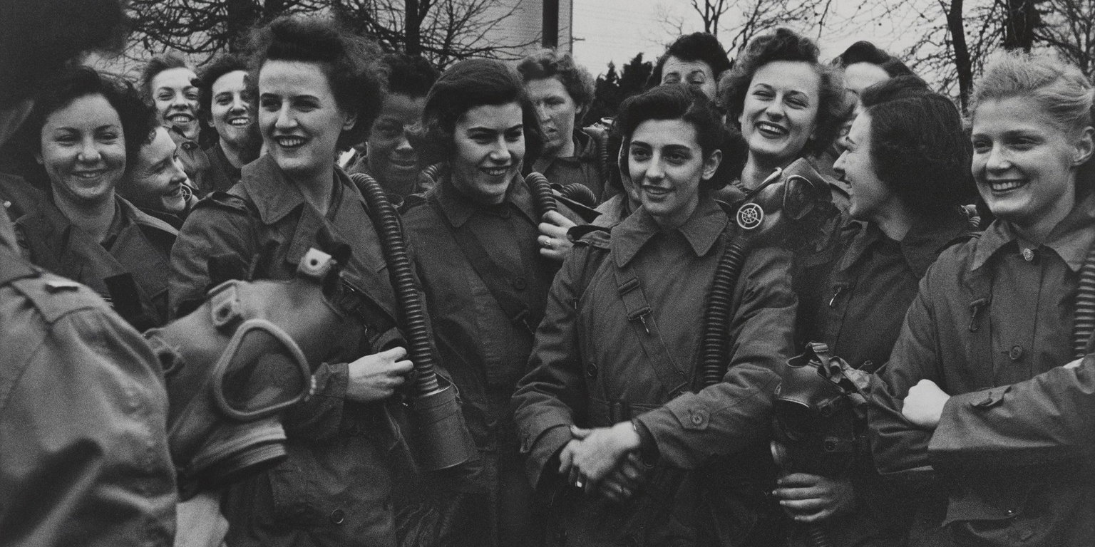 WACs in Training, Teargas Drill, Ohio · Brooklyn Museum