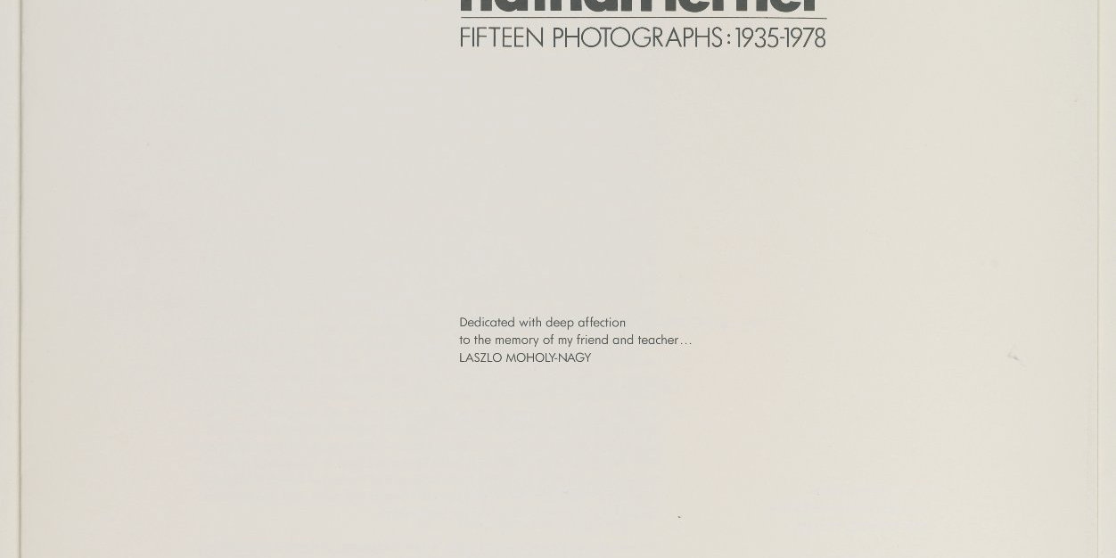 Nathan Lerner-Fifteen Photographs: 1935-1978, 1983 · Brooklyn Museum