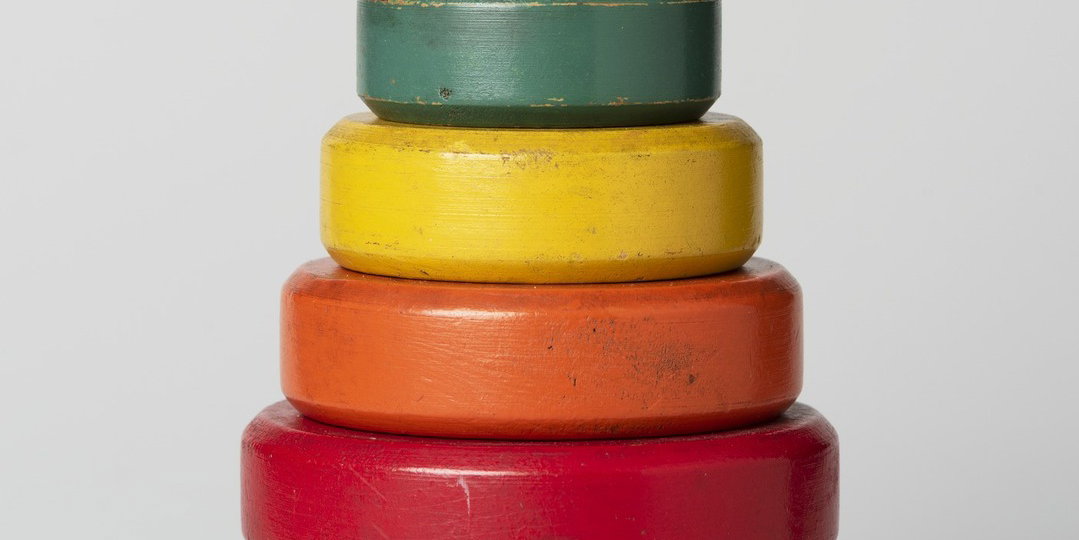 Color Cone Tree, Stacking Toy · Brooklyn Museum