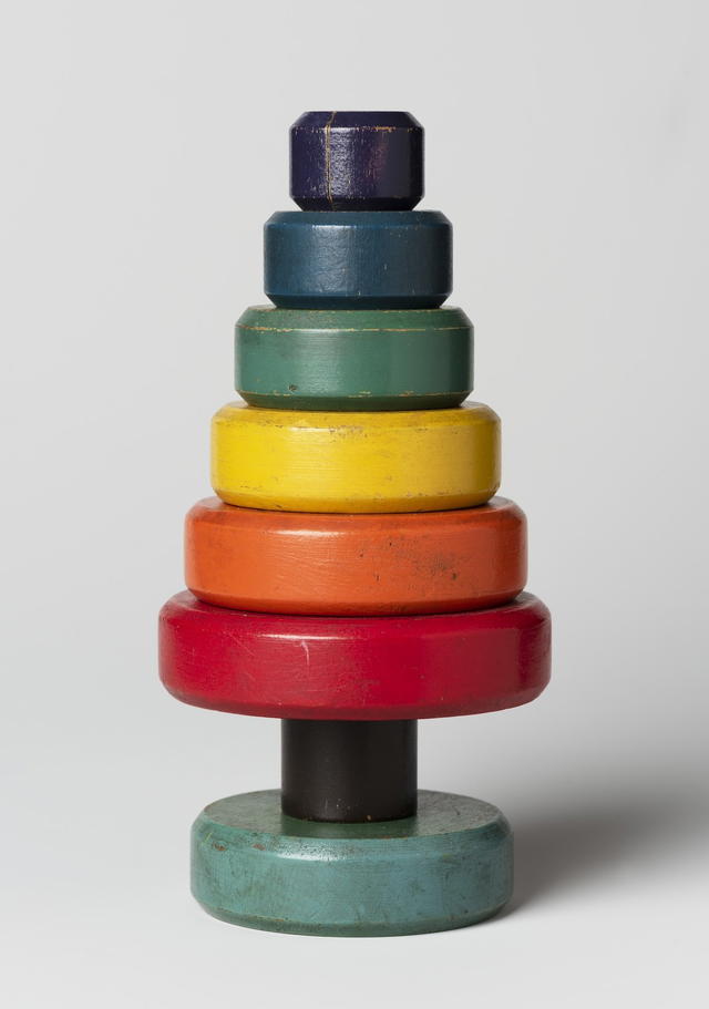 Color Cone Tree, Stacking Toy · Brooklyn Museum