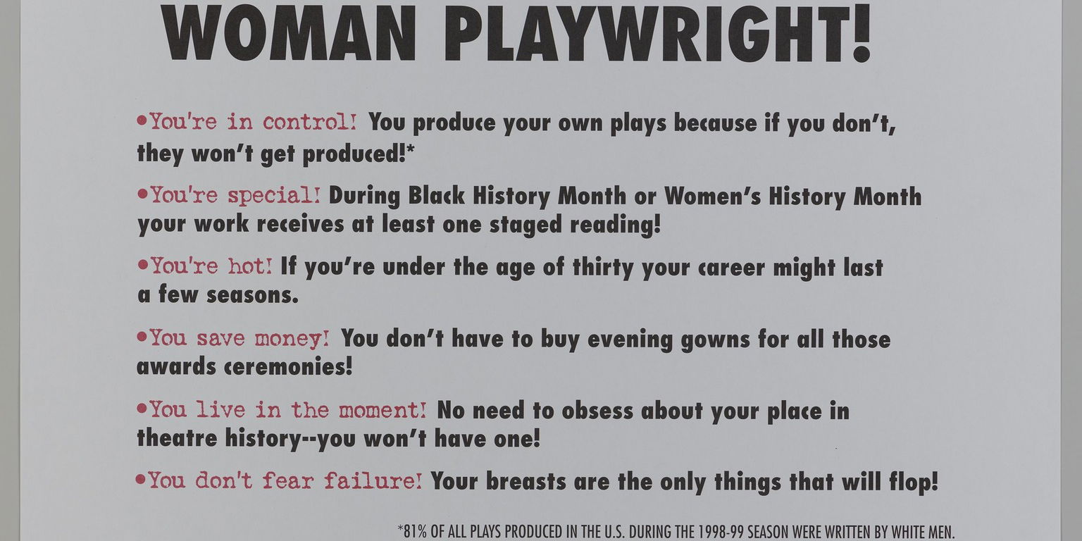 Oh! The Joys of Being a Woman Playwright! · Brooklyn Museum