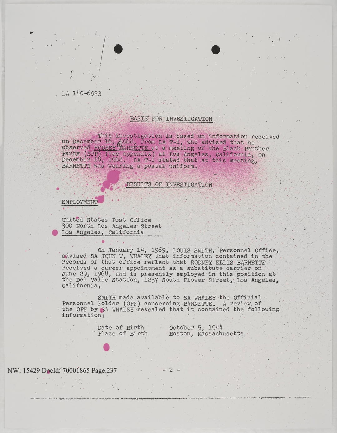 My Father’s FBI File; Government Employees Installation · Brooklyn Museum