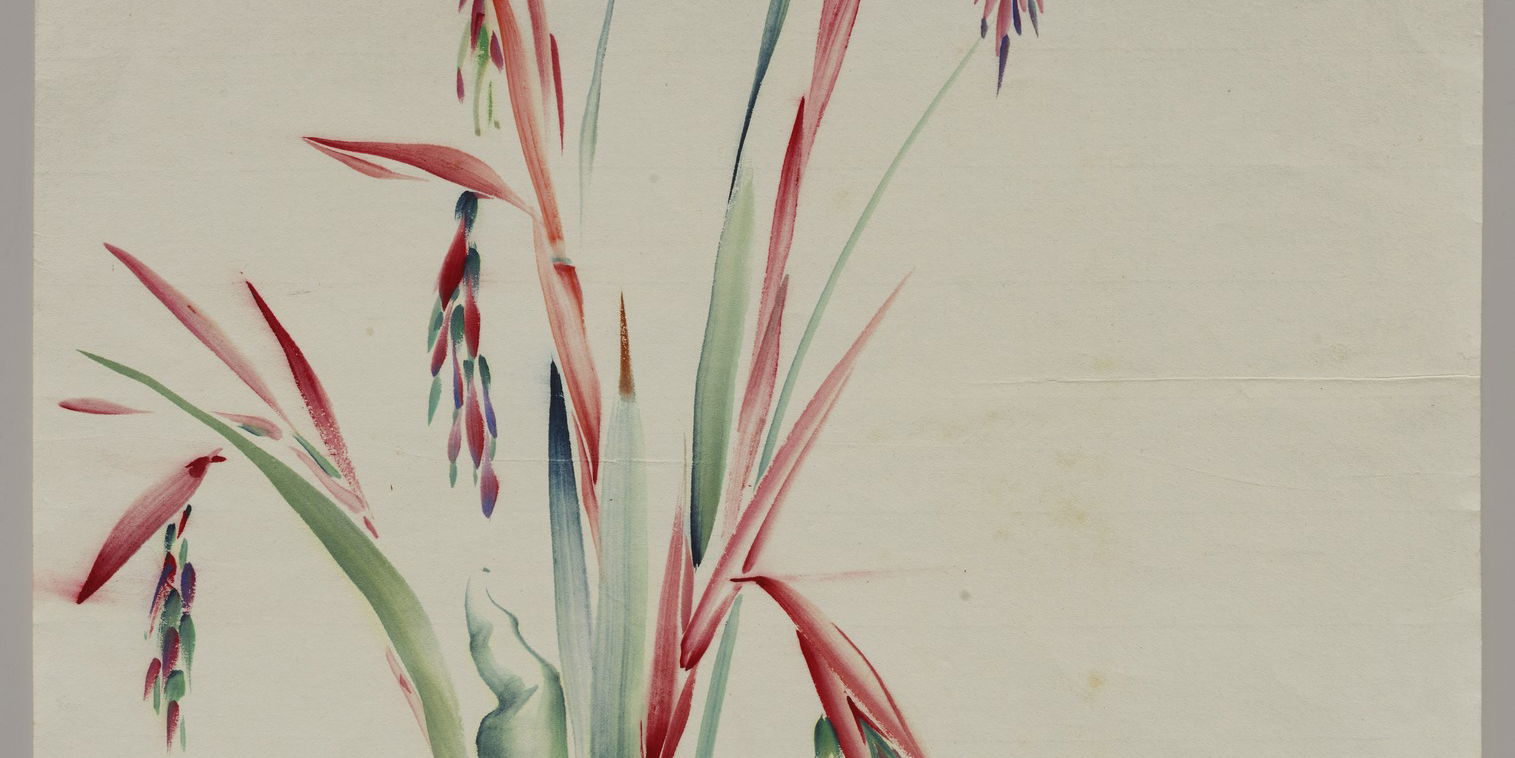 Flower Arrangement with Drooping Flower Clusters · Brooklyn Museum